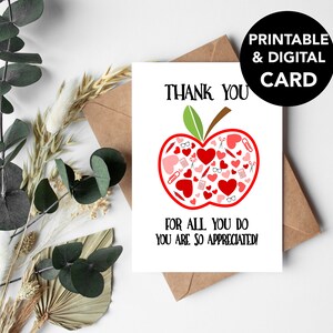 School Secretary Appreciation Card, Administrative Assistants Day Card ...
