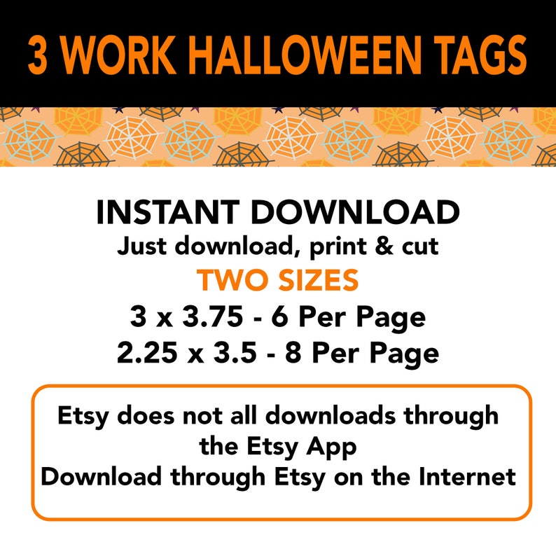 Halloween Tags for Work, Halloween Staff Tags, Halloween Tags Co ...