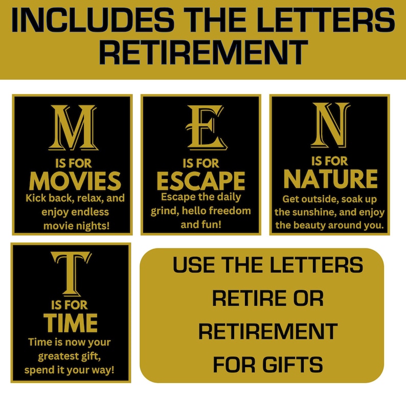 Retirement Gift Tags Printable, Funny, Sweet, and Memorable Farewell ...