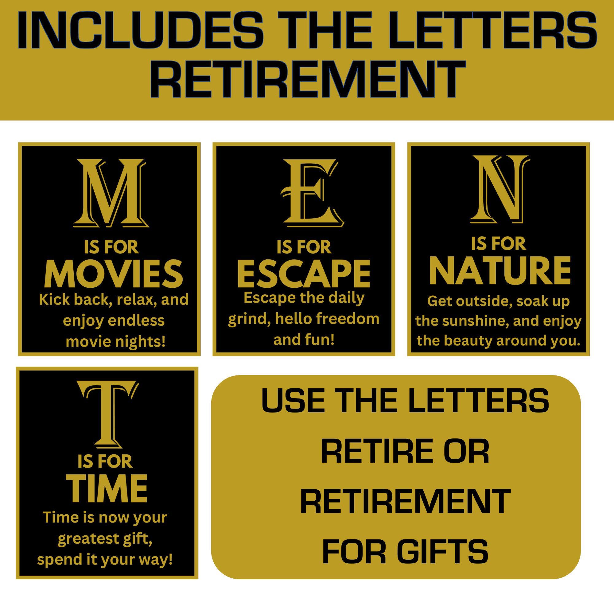 Retirement Gift Tags Printable, Funny, Sweet, and Memorable Farewell ...