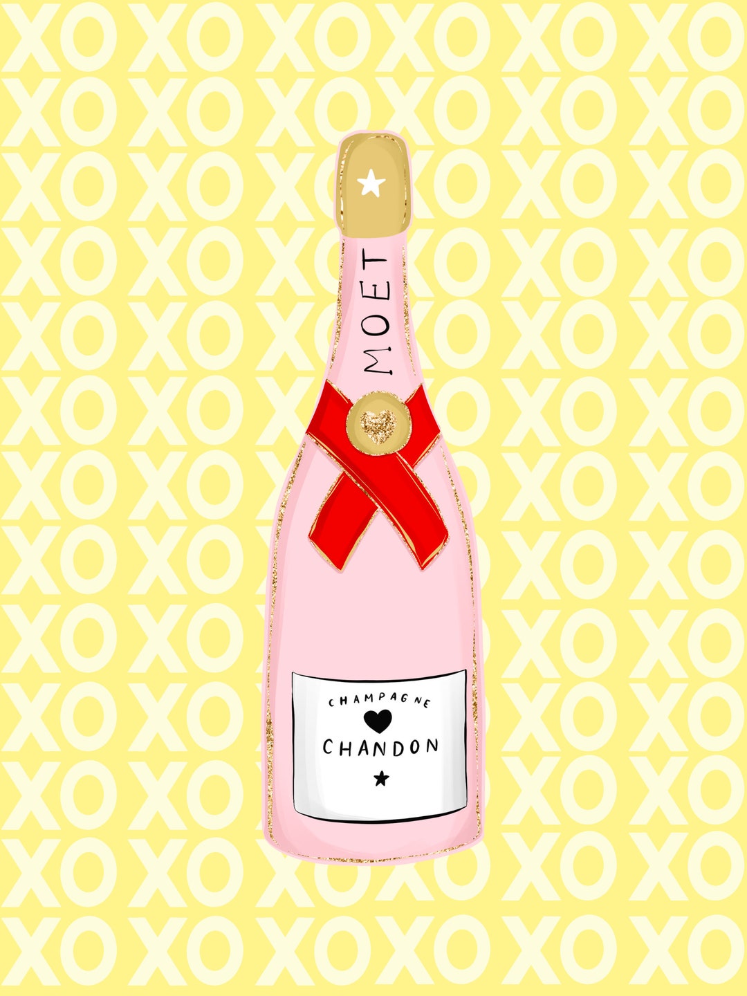 Champagne Poster - Etsy