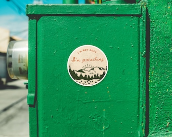 I'm Not Lost I'm Geocaching Vinyl Sticker Car Decal - Etsy