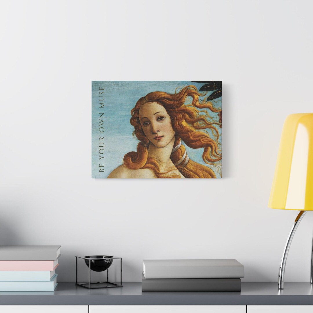 Inspirational Wall Art, Be Your Own Muse Canvas Print, Home Decor, Gift ...