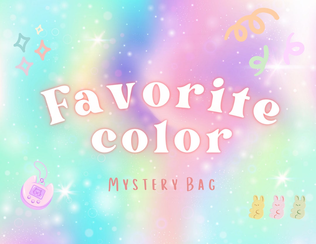 Favorite Color Mystery Bag, Aesthetic Gift Box, - Etsy