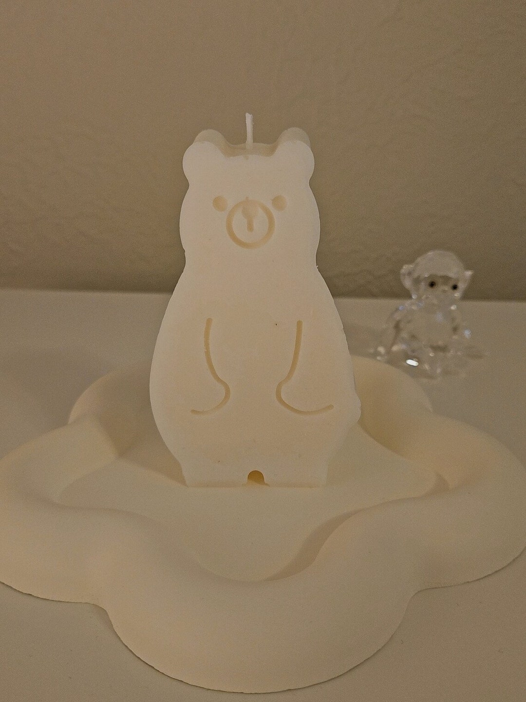 Kawaii Decor Bear Candle, Cute Candle Aesthetic Room Decor - Etsy