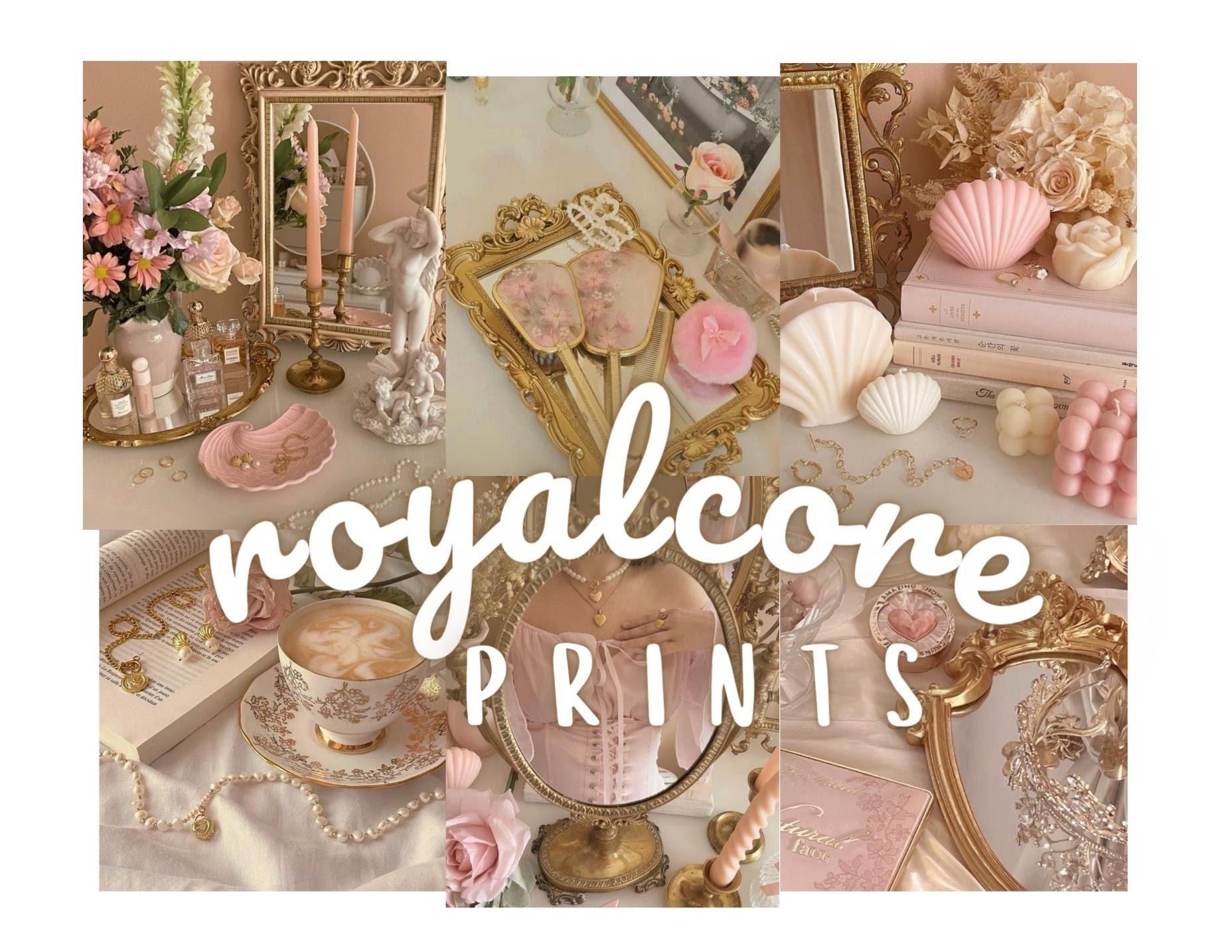 Royalcore Princesscore Aesthetic Photo Collage Kit, Aesthetic Room ...