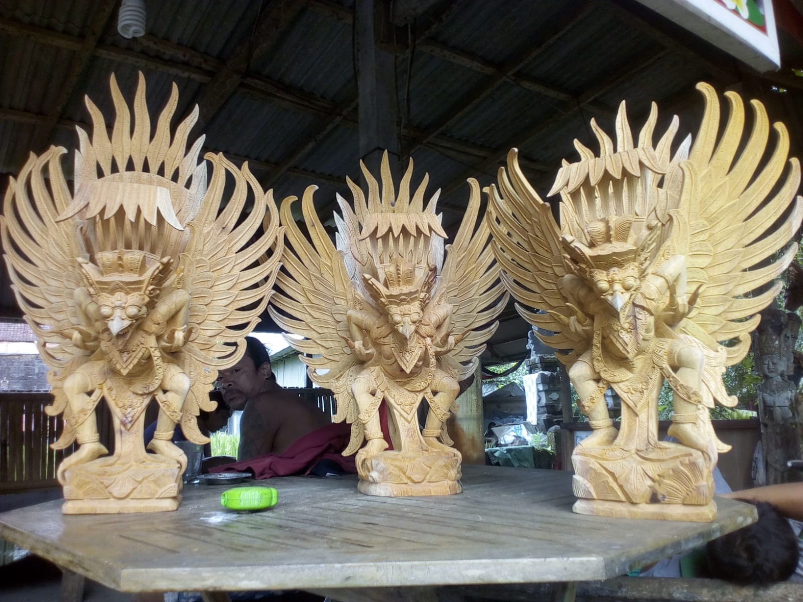 Large Hand Carved Garuda Statue From Bali - Etsy Australia