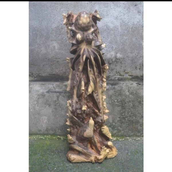 Wooden Octopus - Etsy