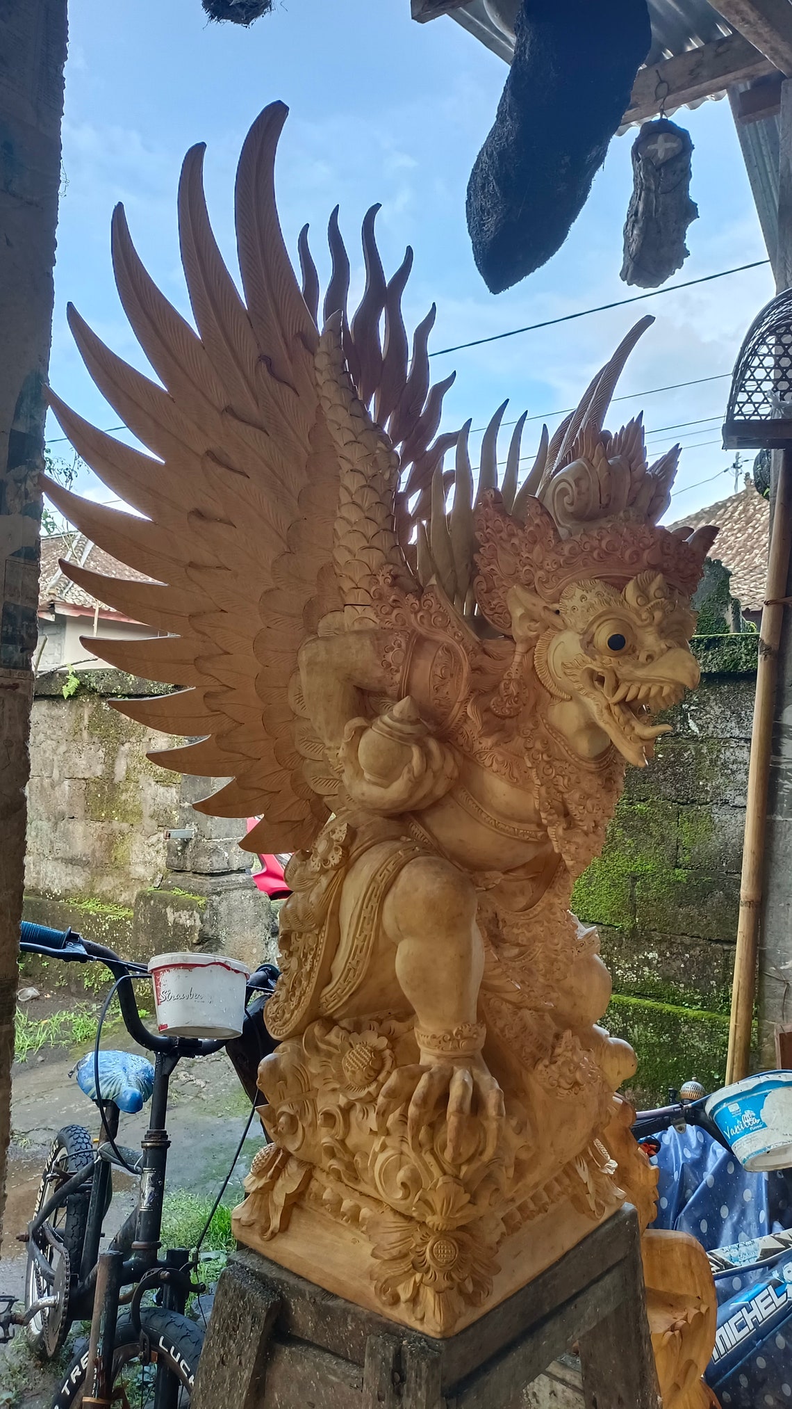 Garuda Balinese Garuda Sculpture. Garuda Statue - Etsy