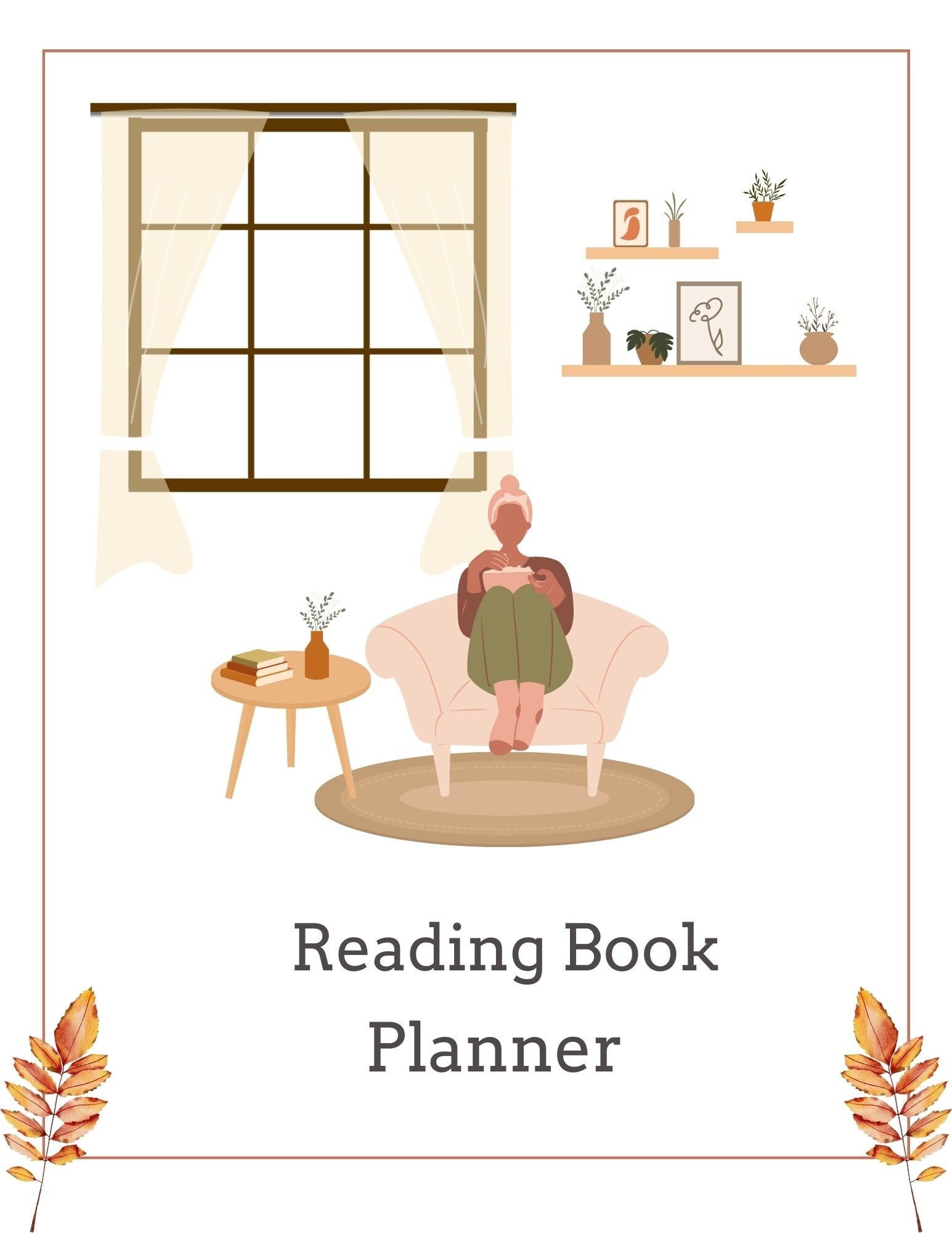 Reading Book Planner, Printable, 8 Pages - Etsy