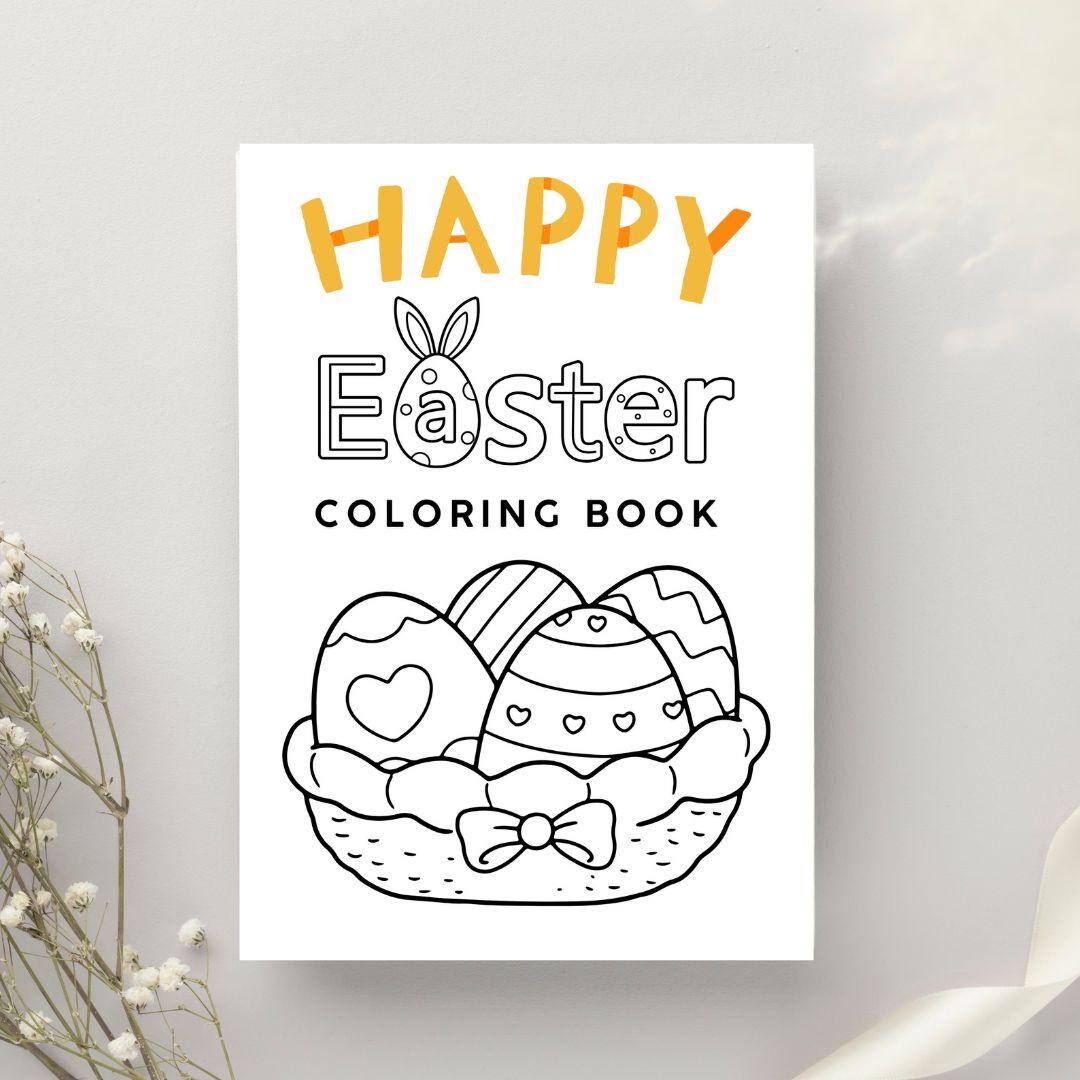 Easter Coloring Book | Download | Ready to Print | Color in Page ...