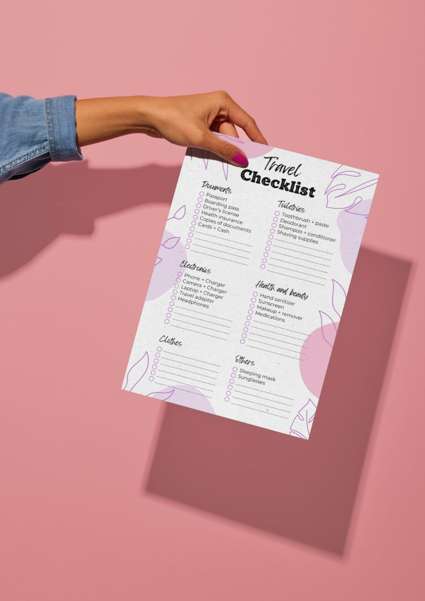 Simple Travel Itinerary Template | Printable & Editable Trip Planner ...
