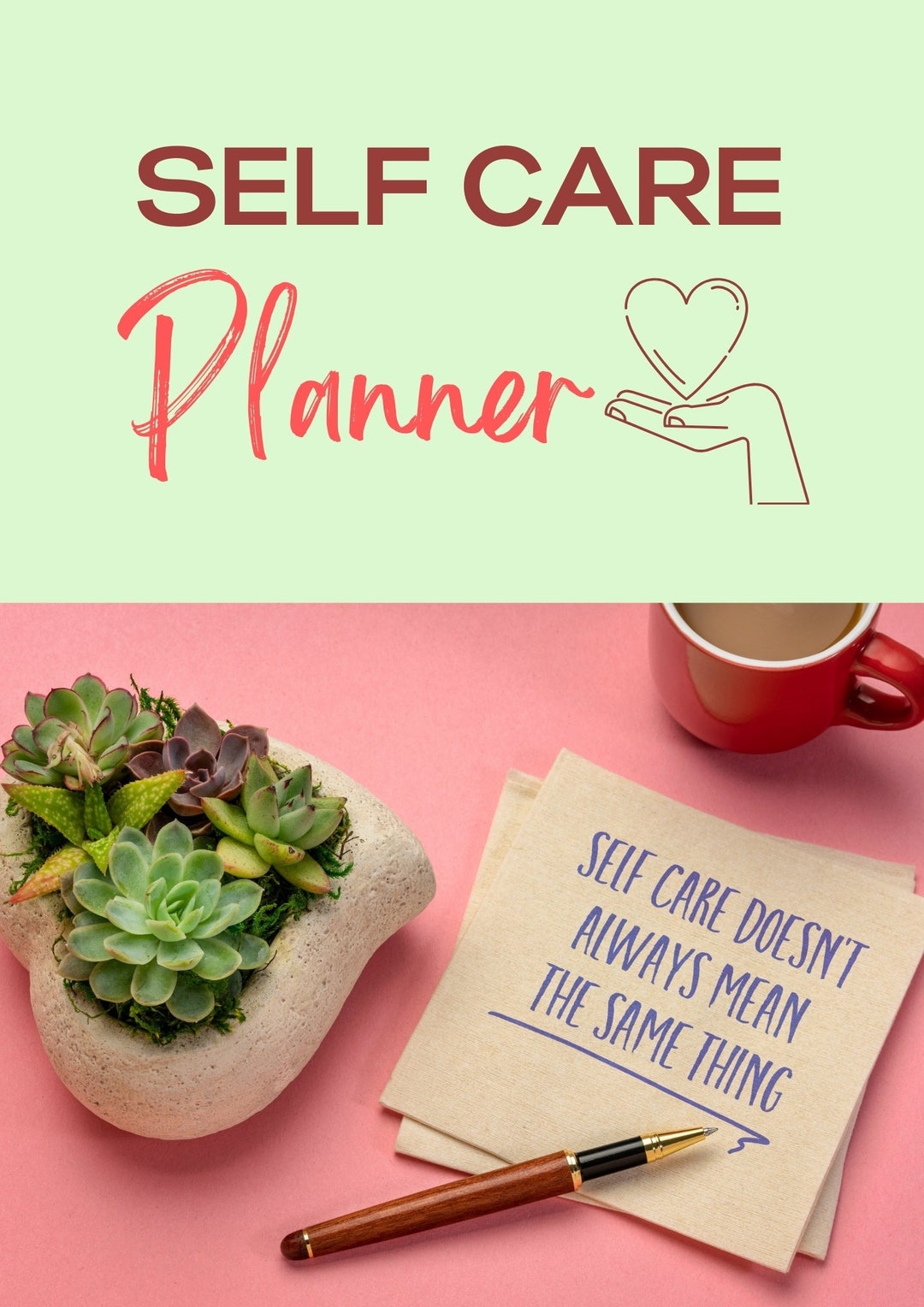 Printable Self-care Planner for Women – 51‑page Wellness & Mindfulness ...