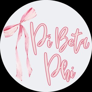 Coquette Pi Beta Phi Pin-back Button | Game Day Pin | Wine and Silver ...