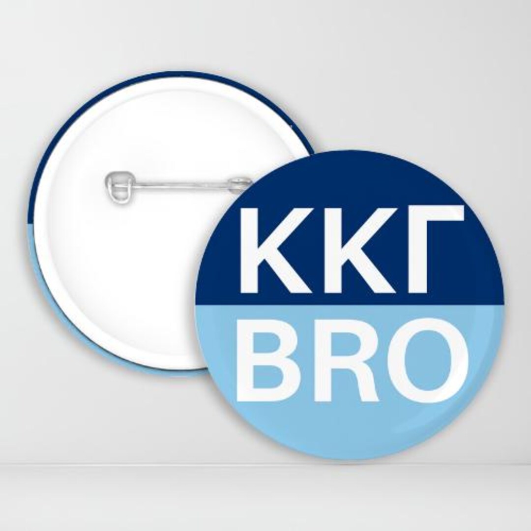 Kappa Kappa Gamma Brother Pin-back Button | KKG | Sibling Pin | Family ...