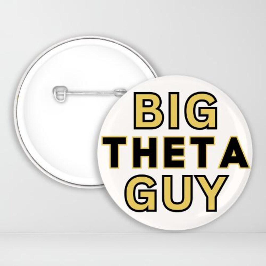 Kappa Alpha Theta Big KAO Guy Pin-back Button | KAO | Sorority ...
