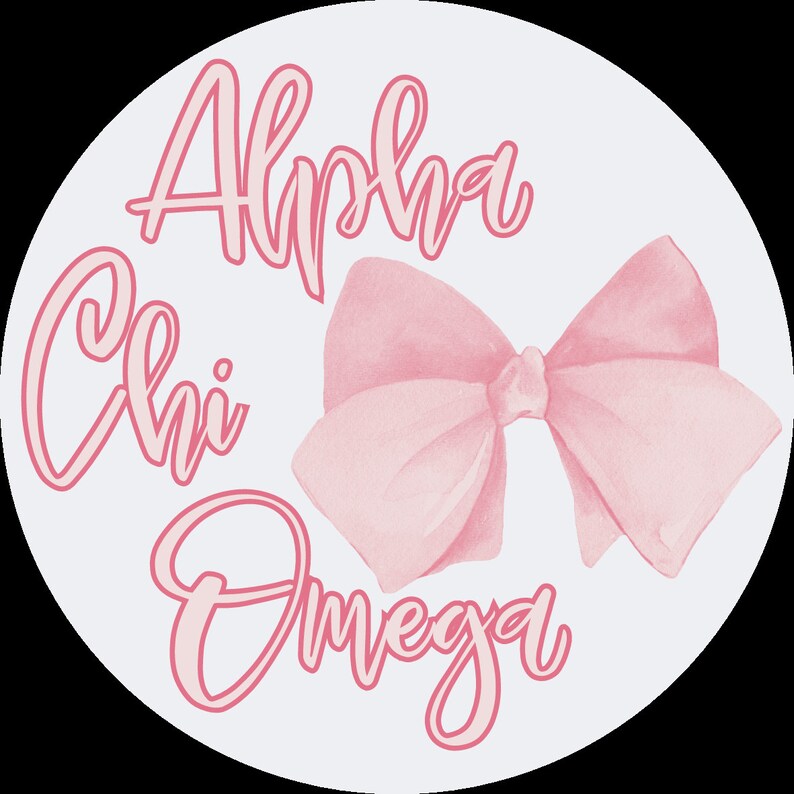 Alpha Chi Omega Coquette Pin-back Button | AXO | Sorority Button | Game ...