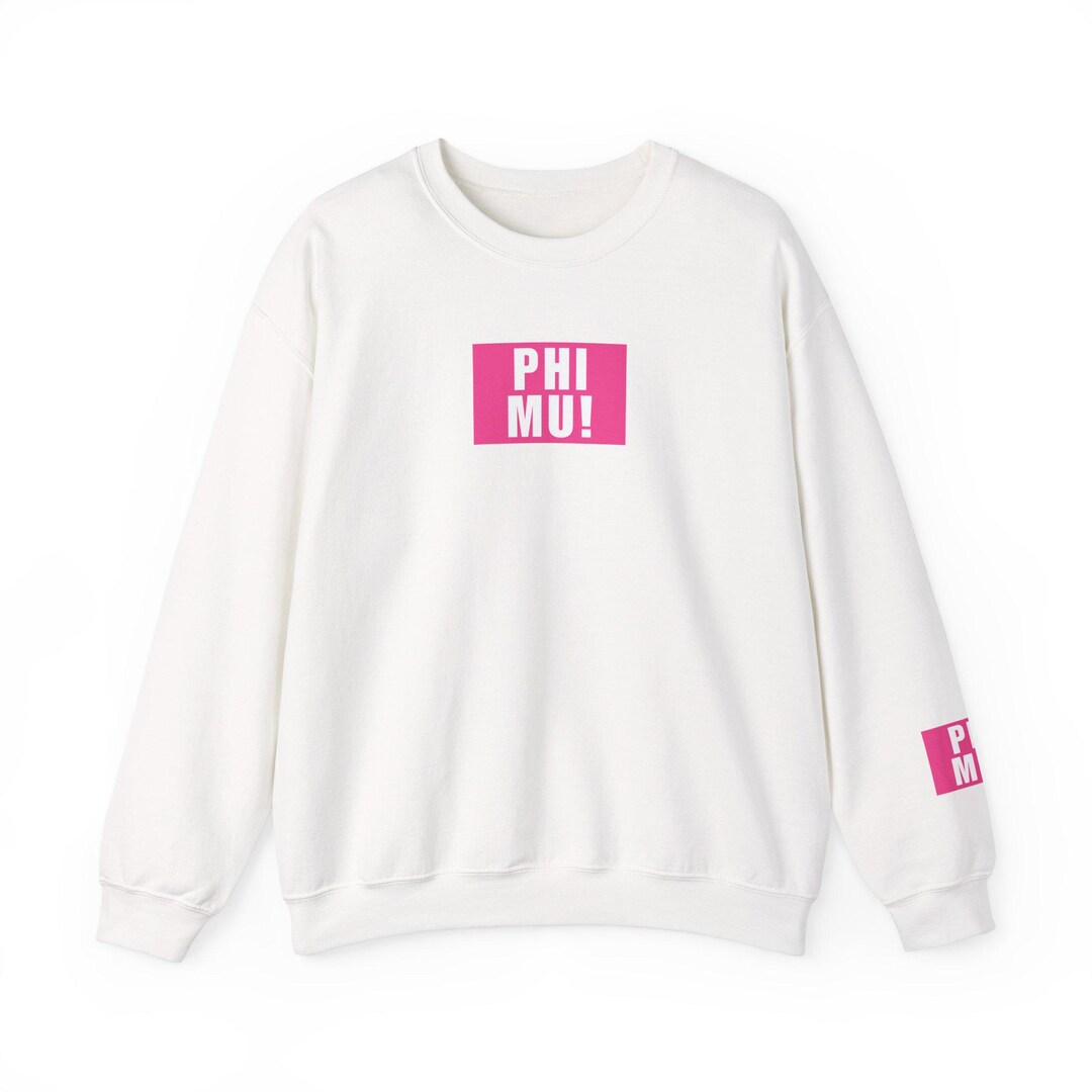 Hot Pink PHI MU! Crewneck - Etsy