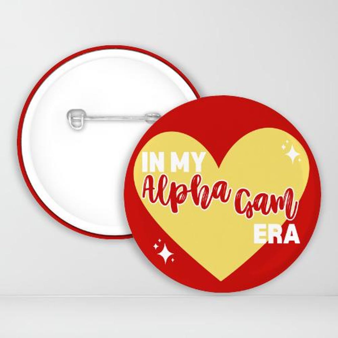In My Alpha Gam Era Sorority Collection AGD Alpha Gam Game Day Pin - Etsy