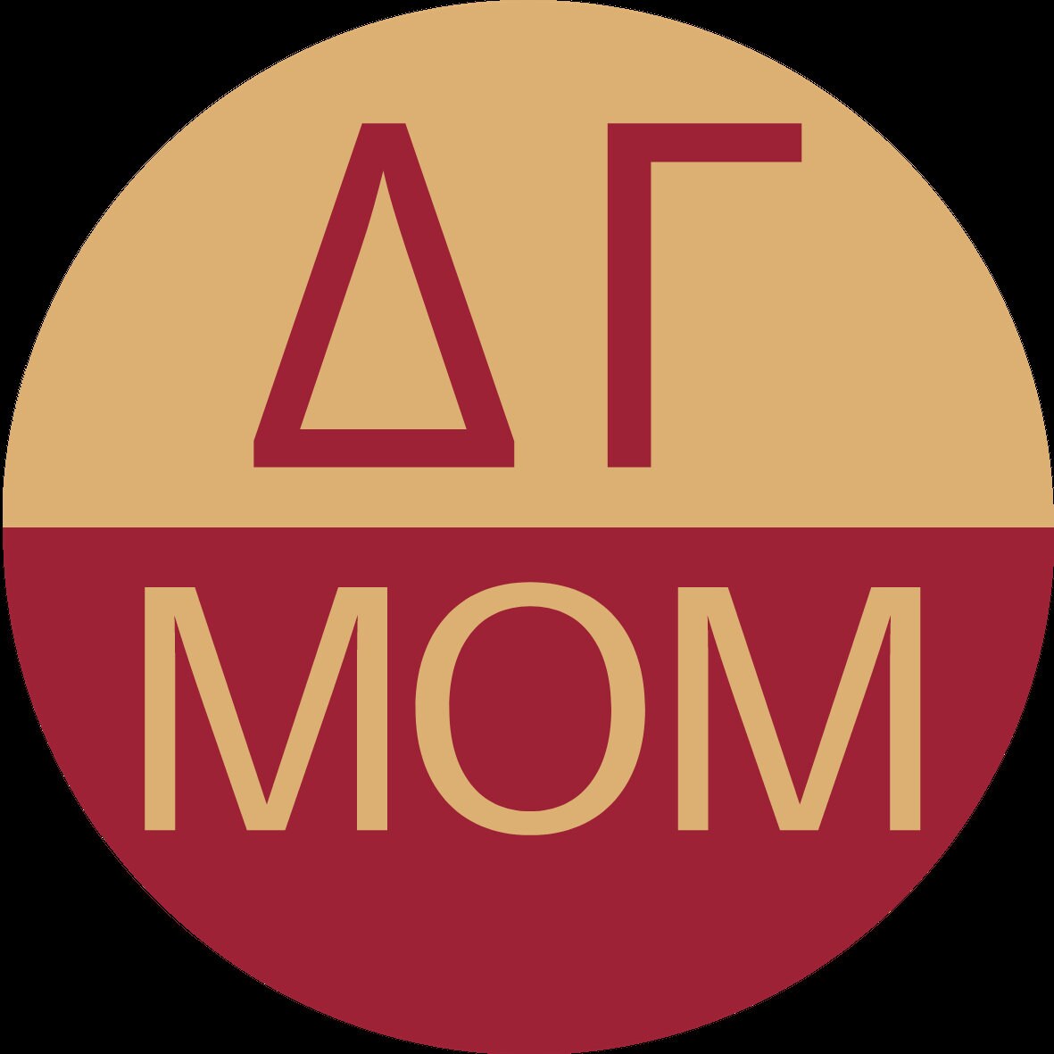 Delta Gamma Mom Pin Back Button Game Day Pin Pink And Navy Sorority