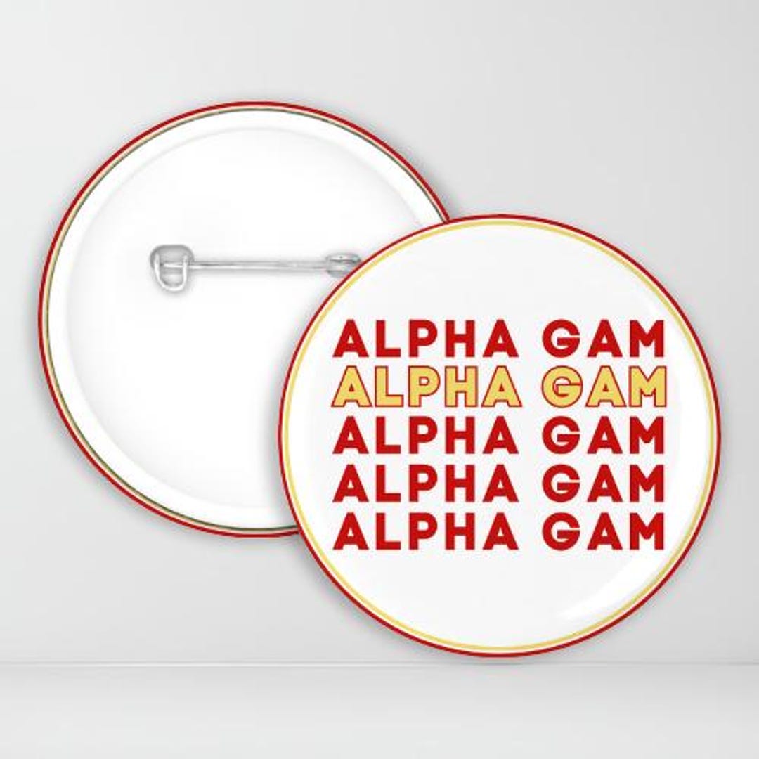 Alpha Gamma Stacked | Sorority Collection | AGD | Alpha Gam | Game Day ...