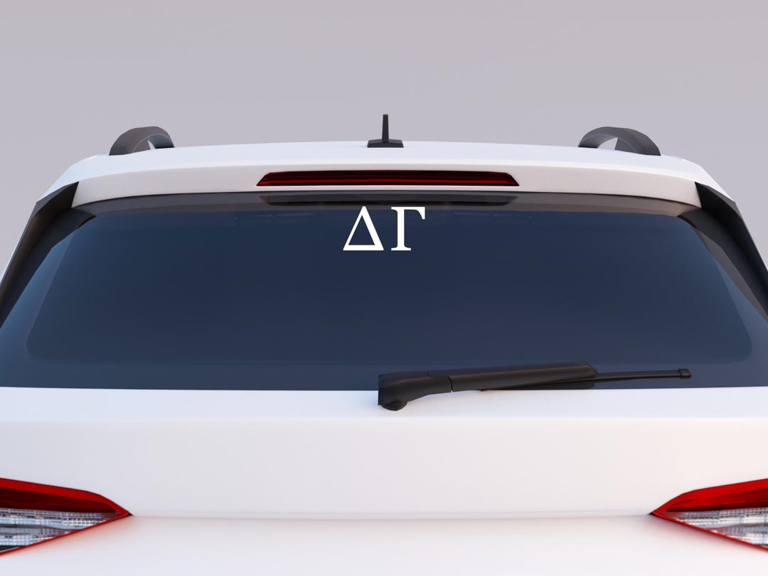 Delta Gamma Greek Letter Sticker Decal | Car Decal | Laptop Decal ...