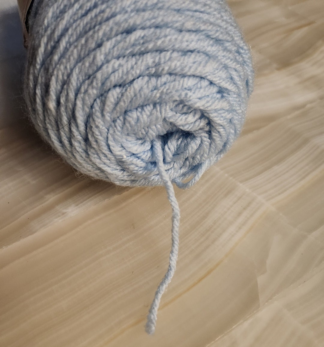 Light Blue Yarn Red Heart Super Saver Yarn Crochet Yarn - Etsy