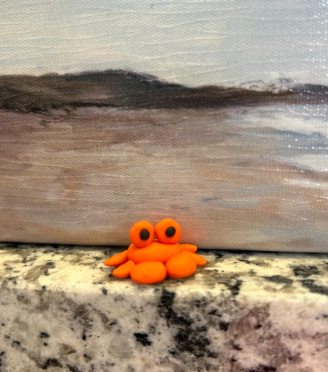 Orange Crab Clay Miniature Miniature Sculpey Clay - Etsy