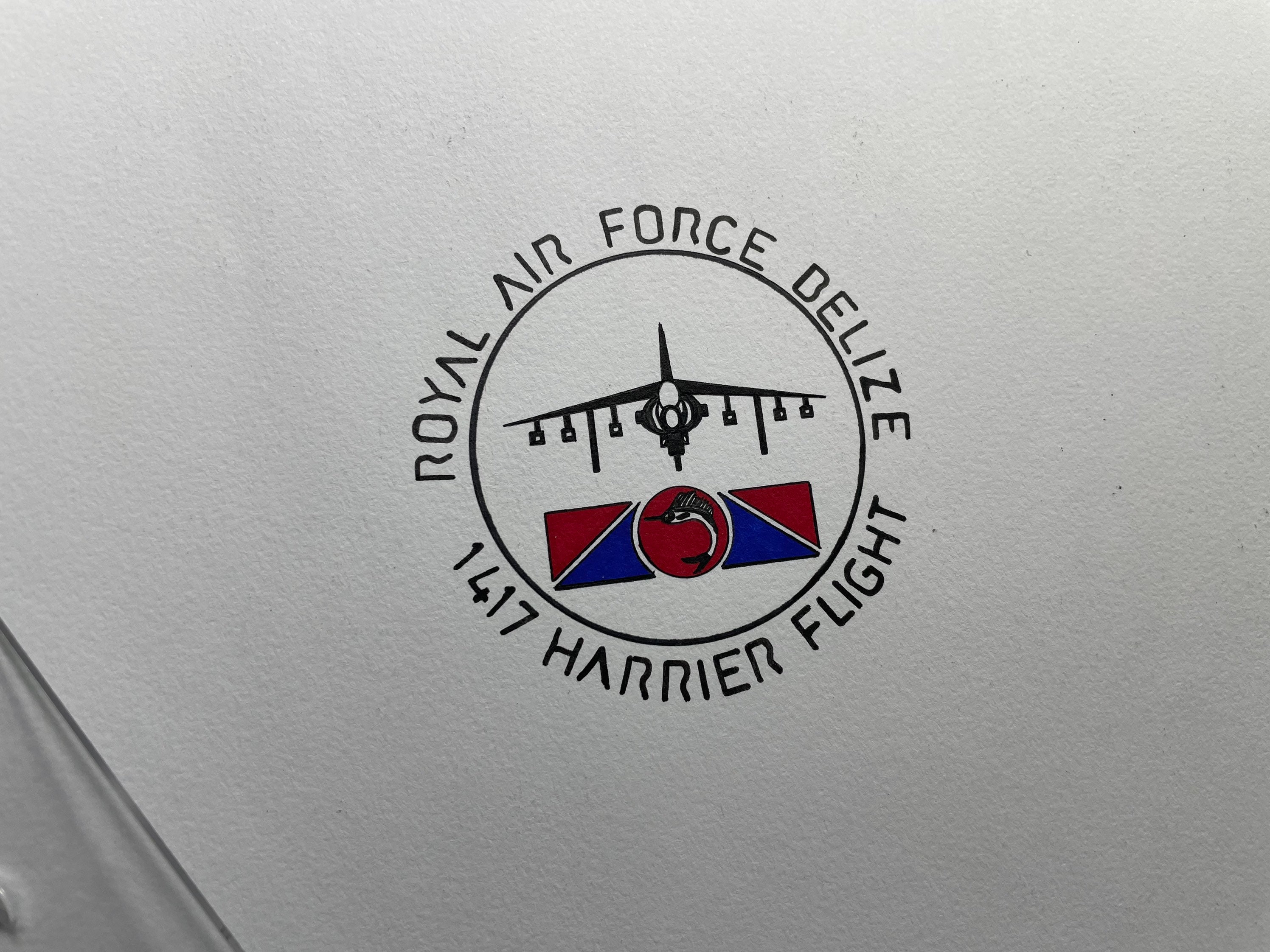 Hawker Siddely Harrier GR.3 RAF Belize Flight 1417. - Etsy