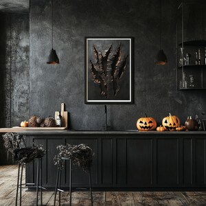 Realistic Monster Claw Marks Wall Art: Eerie Halloween Decor Digital ...
