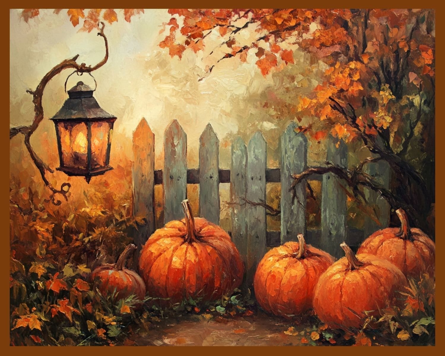 Fall Pumpkin Paintings
