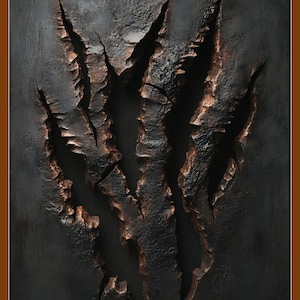 Realistic Monster Claw Marks Wall Art: Eerie Halloween Decor Digital ...