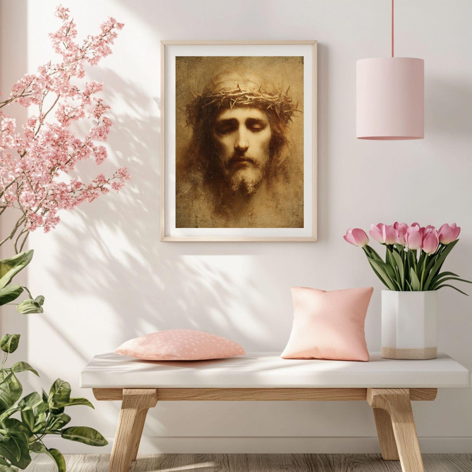 Christian Religious Wall Art | Face of Jesus | Jesus Christ Decor ...