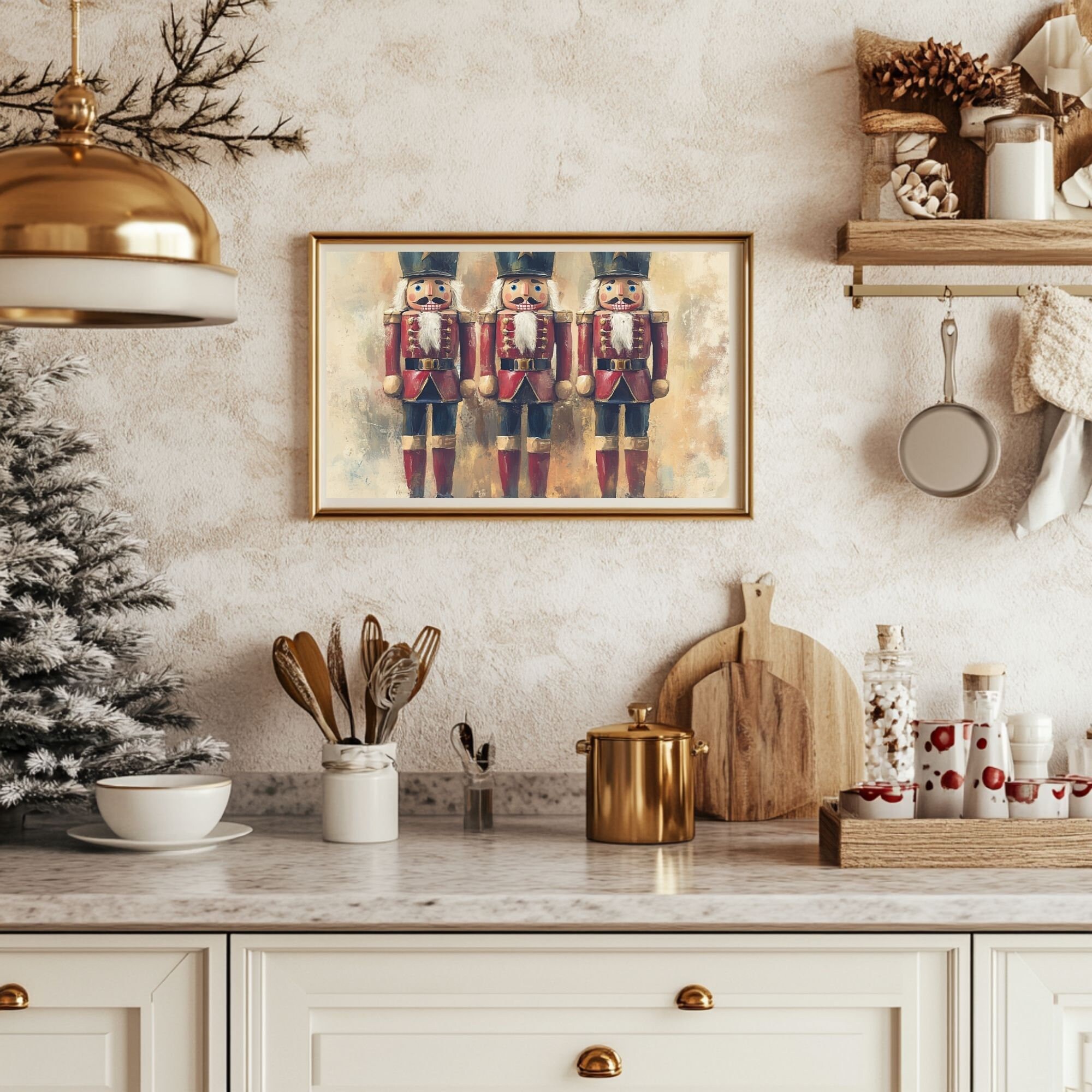 Timeless Trio of Nutcrackers - Vintage Style Christmas Decor, Festive ...