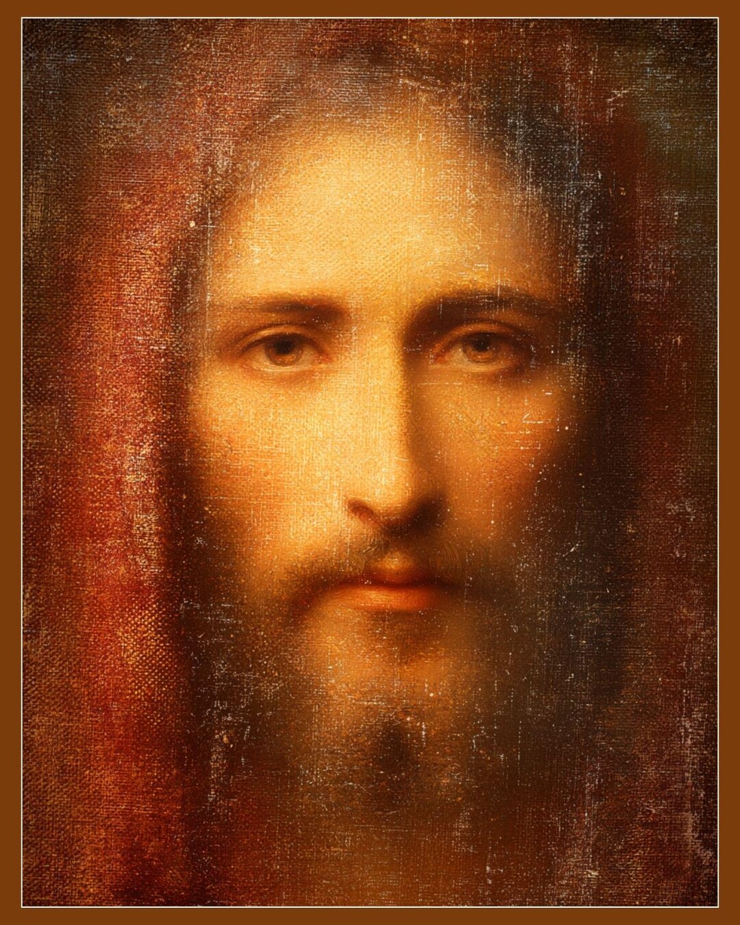Veil of Veronica, Holy Face of Jesus, Vintage Catholic Art (digital ...