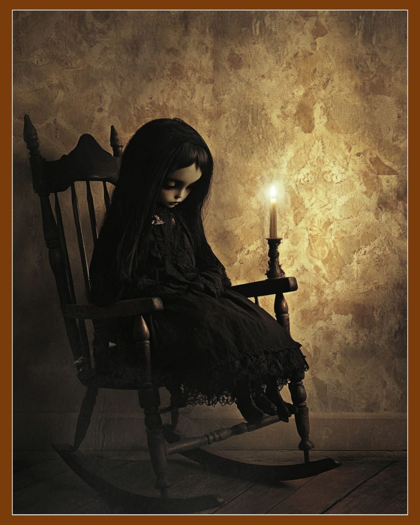 Victorian Mourning Doll Art Print: Gothic Halloween Decor (digital ...