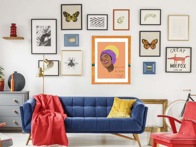 Maya Angelou Quote Wall Art, Inspirational Quote, Printable Digital ...