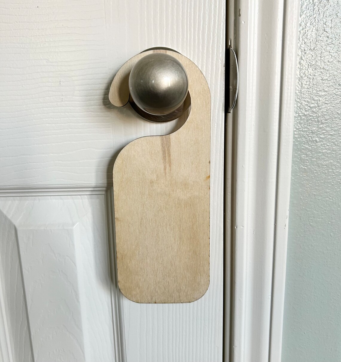 Custom Door Knob Hangers Wooden Door Knob Hangers - Etsy