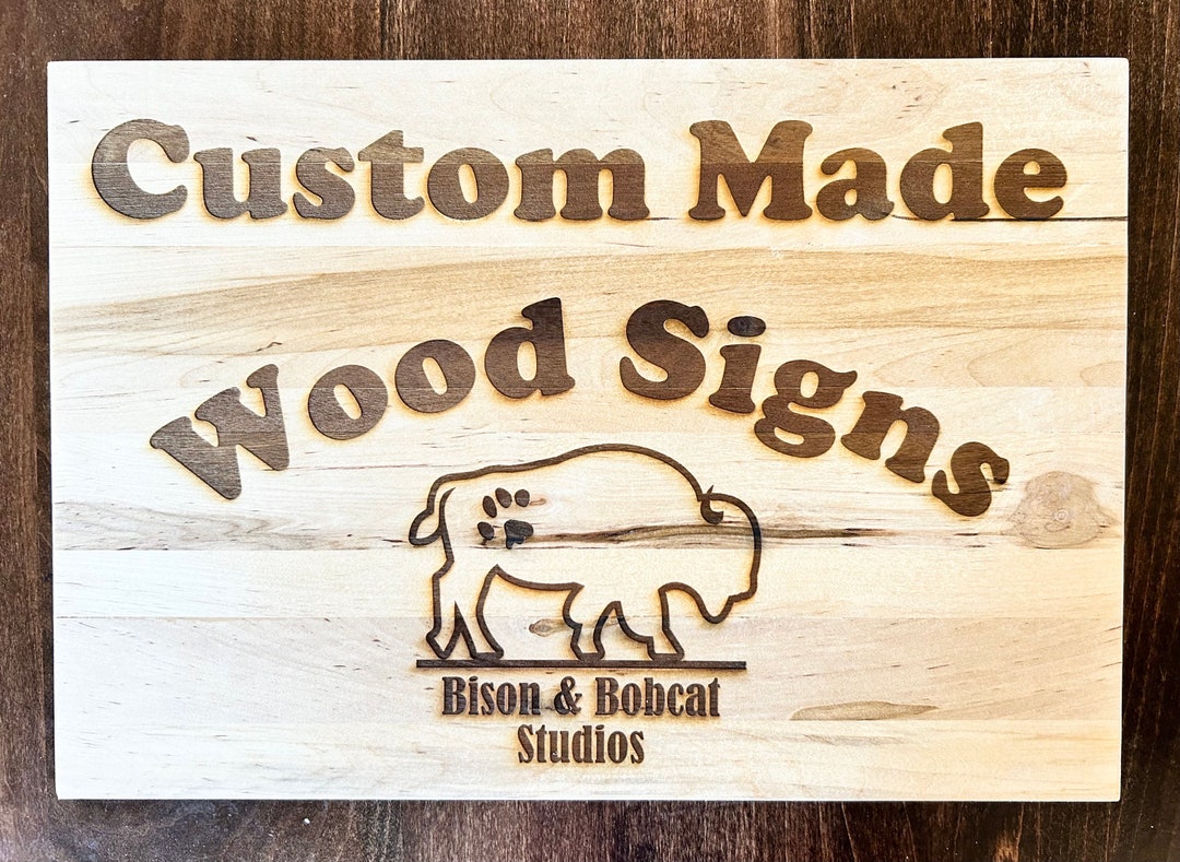 Custom Wood Signs, Personalized Signs, Business Signs, Name Signs, Wood ...