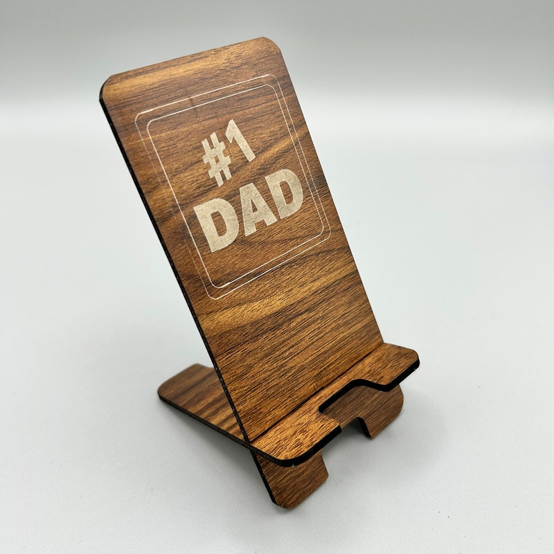 Wood Phone Stand - Etsy