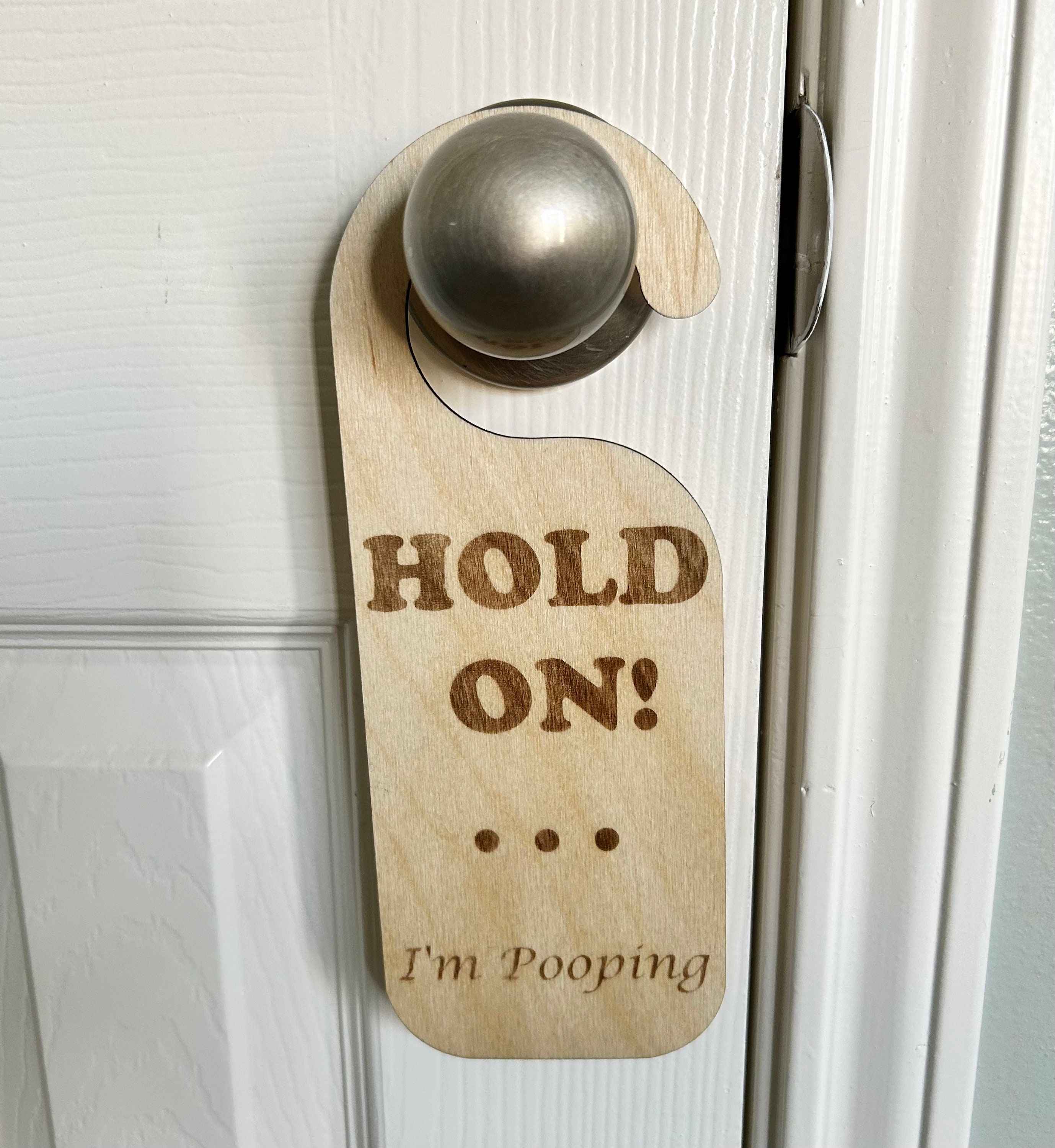 Custom Door Knob Hangers, Wooden Door Knob Hangers - Etsy