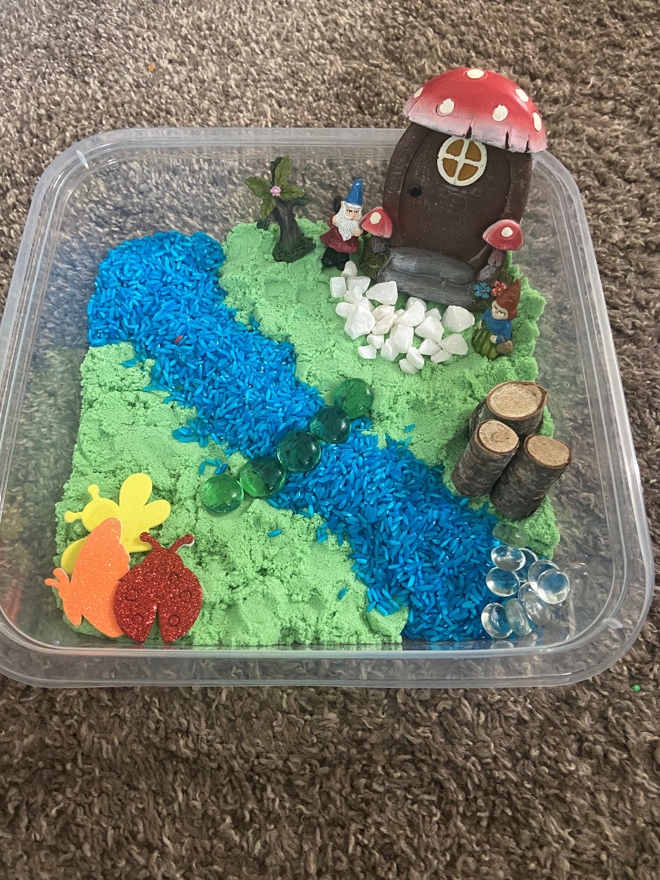 Fairy Garden Sensory Bin - Etsy