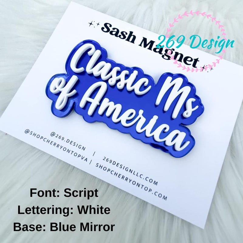 Pageant Sash Fonts - Etsy