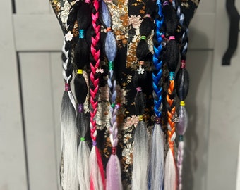 2X Festival Rave Hair Extension - Etsy