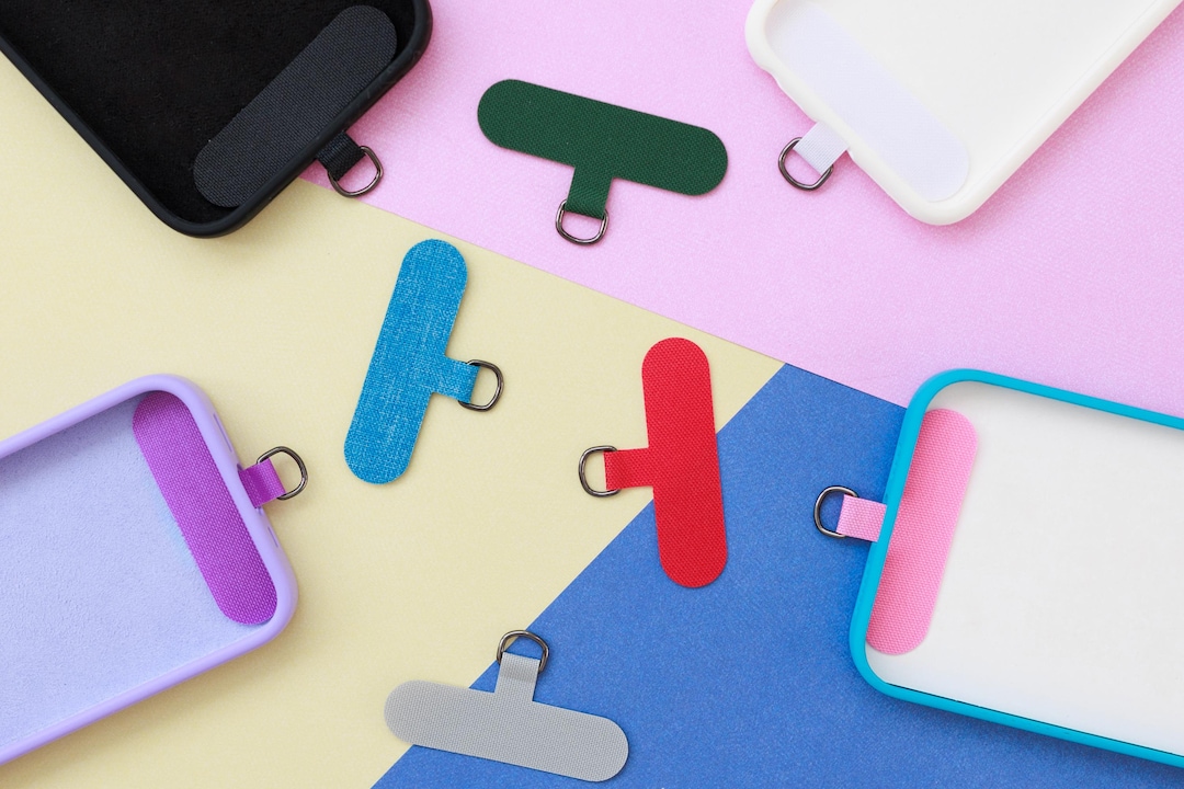 Universal Phone Tether Tab – Durable Nylon Connector Patch for Lanyards ...