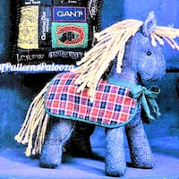 Horse Plush Sewing Pattern - Digital PDF Download, Advanced Pattern ...