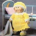 Vintage Crochet Pattern 16 Inch Soft Sculpture Cabbage Patch Kids Doll ...