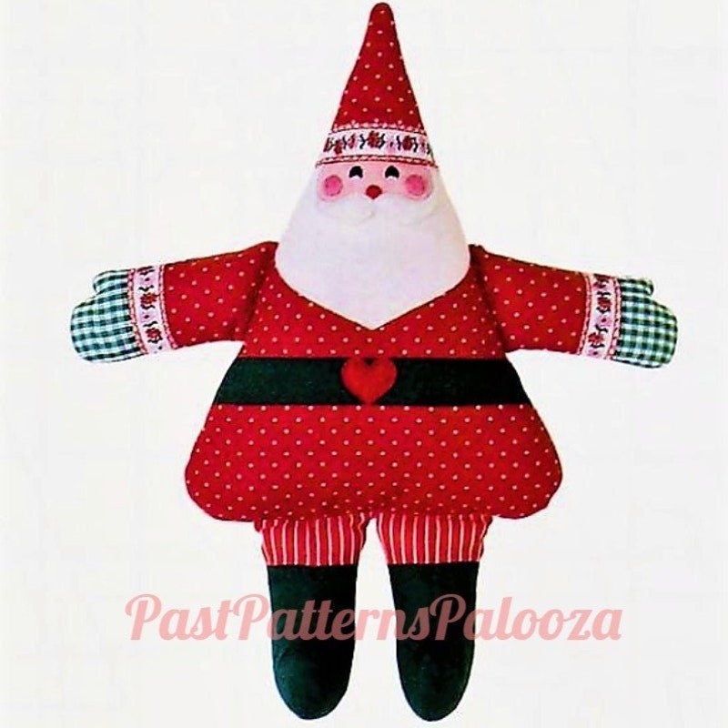 Plush Santa Doll Vintage - Etsy