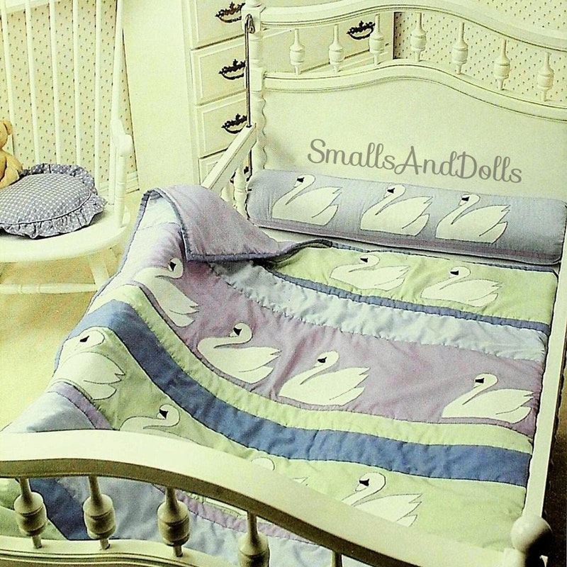 Swan Quilt Cover - Etsy UK