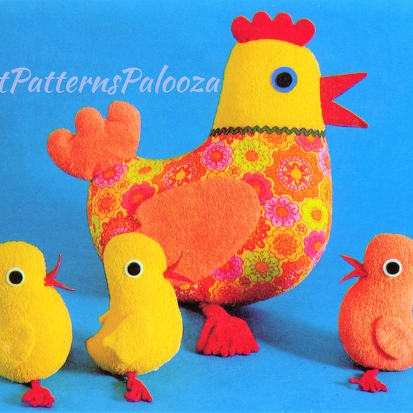 Cute Chicken Sewing Pattern - Etsy